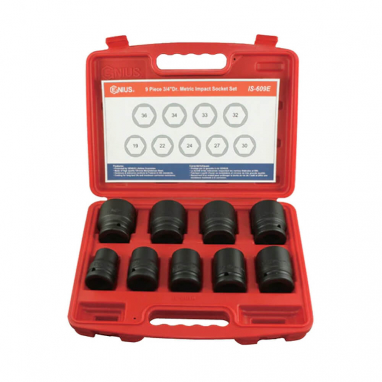 Juego de Copas Allen de Impacto 4mm a 19mm Raiz 1/2″ – Tecnotools