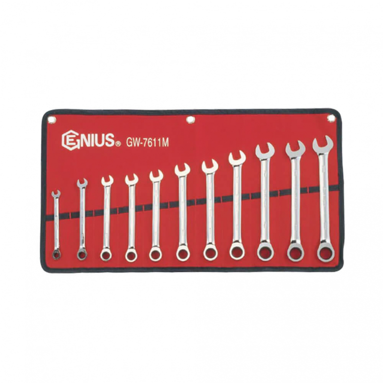 Juego de Llaves Cola Corona Ratch 8mm – 19mm (11 Piezas) – Tecnotools