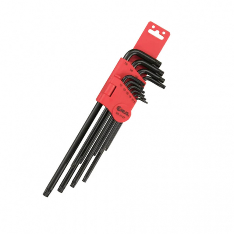 Juego de Llaves Tipo L Torx Seguridad T9 – T50 – Tecnotools