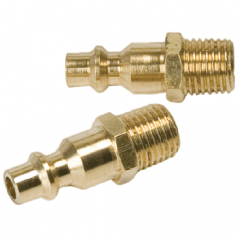 Terminal de Bronce Tipo M Macho 1/4″ NPT (2 piezas) – Tecnotools