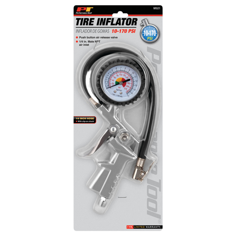 Inflador y Calibrador con Manometro – Tecnotools